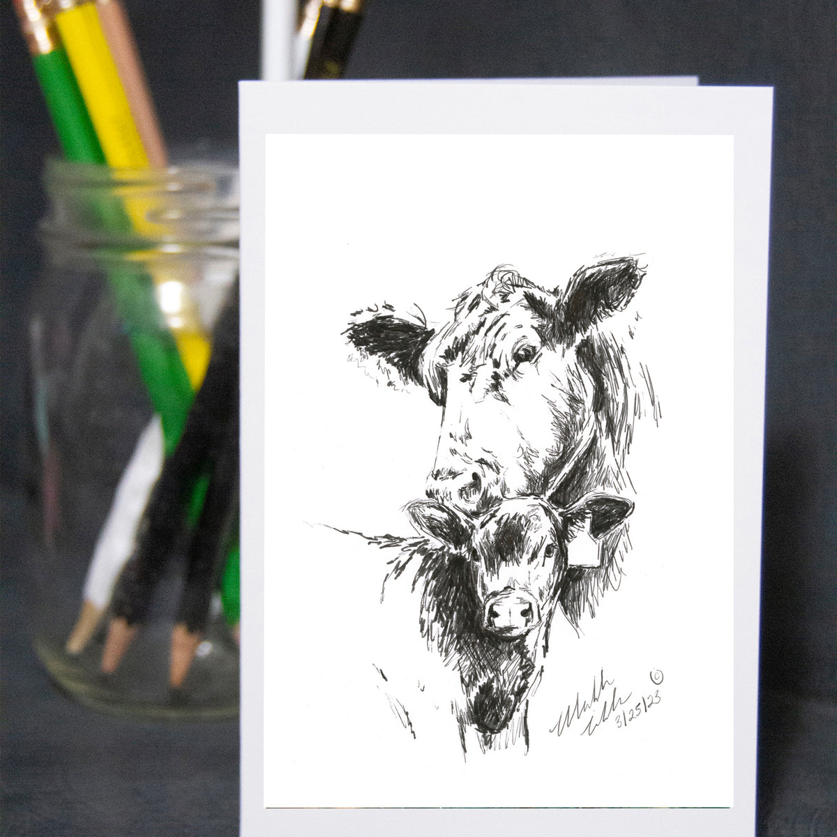 Bath Time Notecard – Michelle Weber Studio