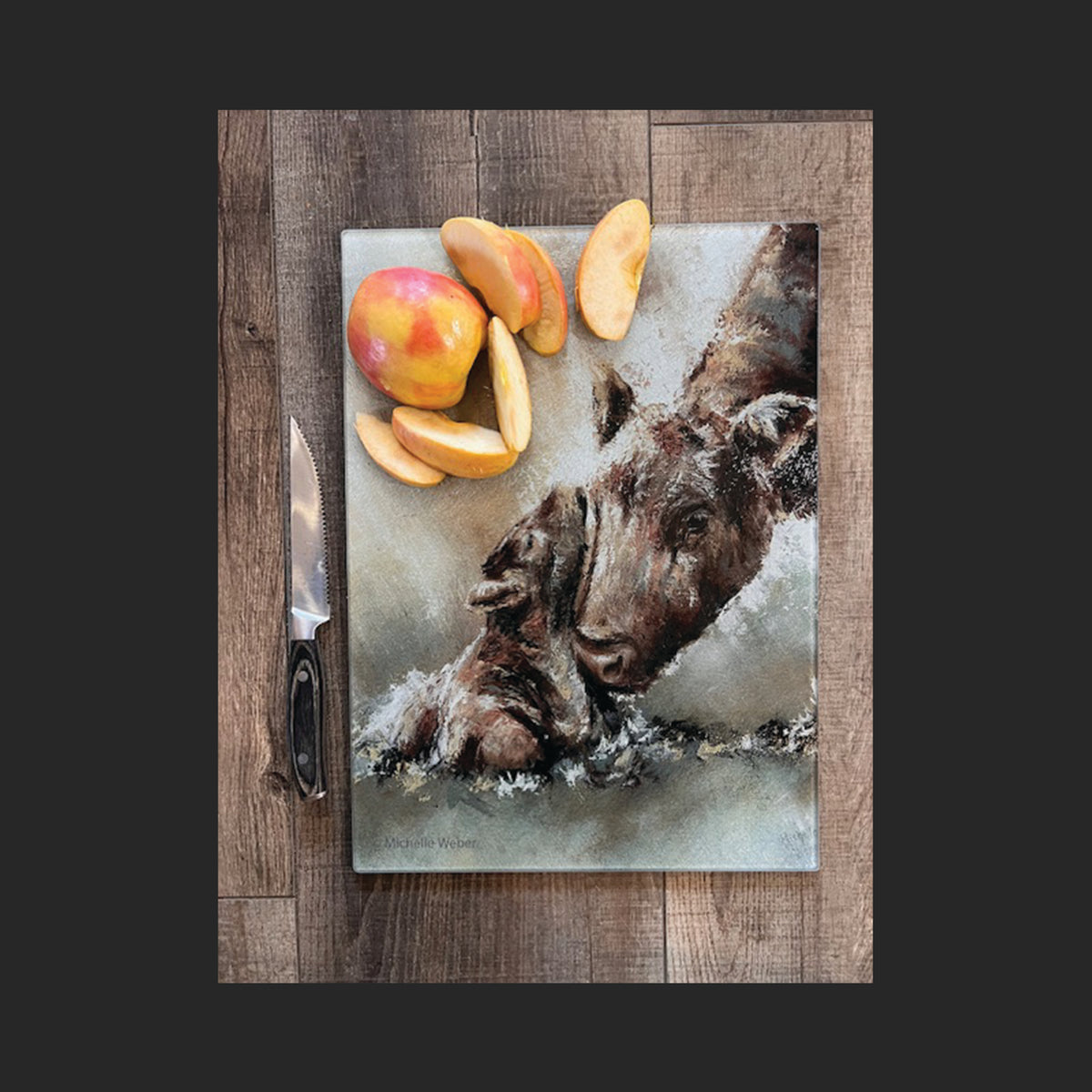 CUTTING BOARD: Beaming – Michelle Weber Studio